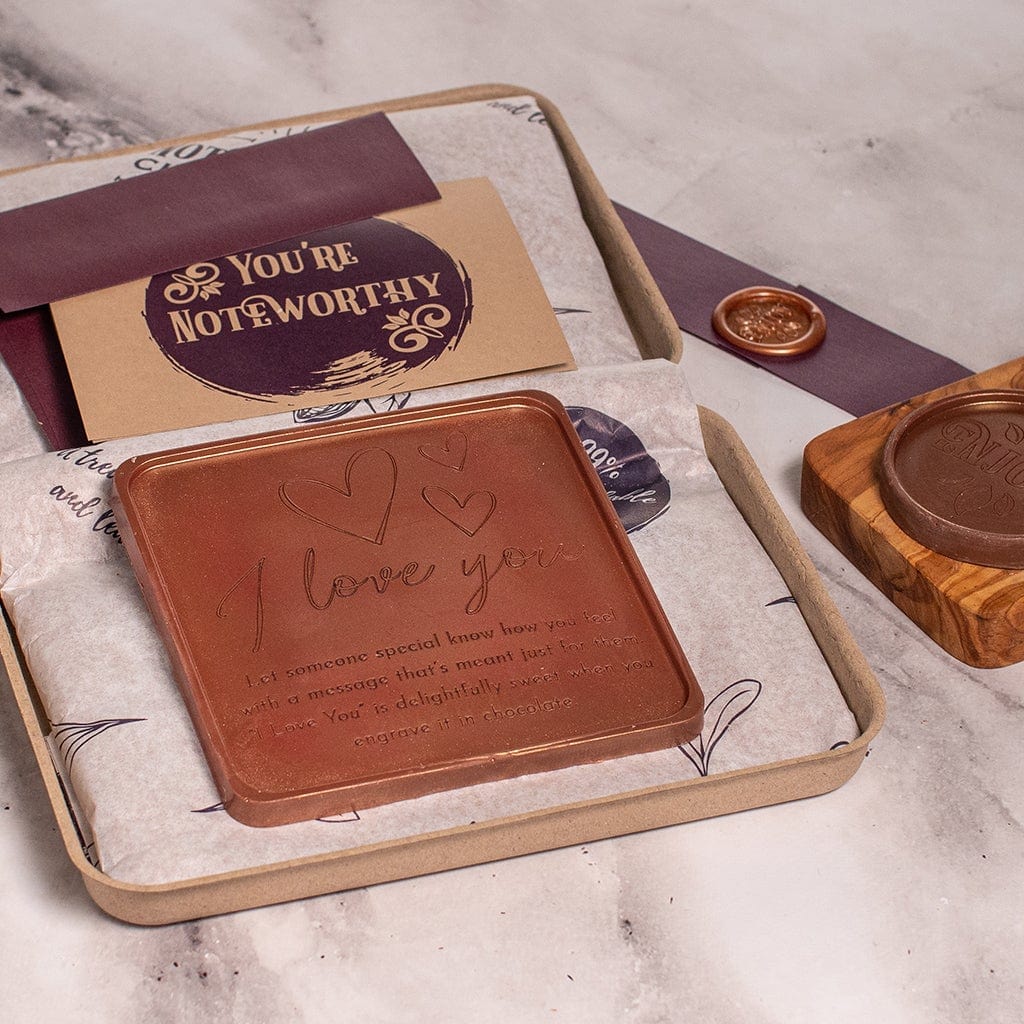 I Love You Personalized Chocolate Card – Noteworthy Chocolates