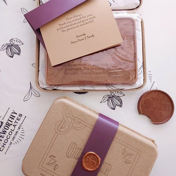 Cutest Pear Personalized Chocolate Certificate – Noteworthy Chocolates