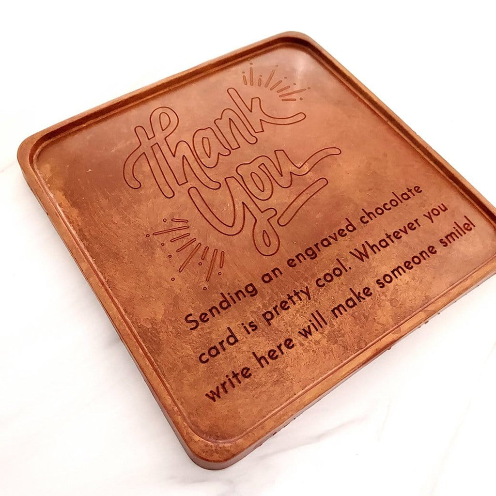 Thank You Personalized Chocolate Card – Noteworthy Chocolates