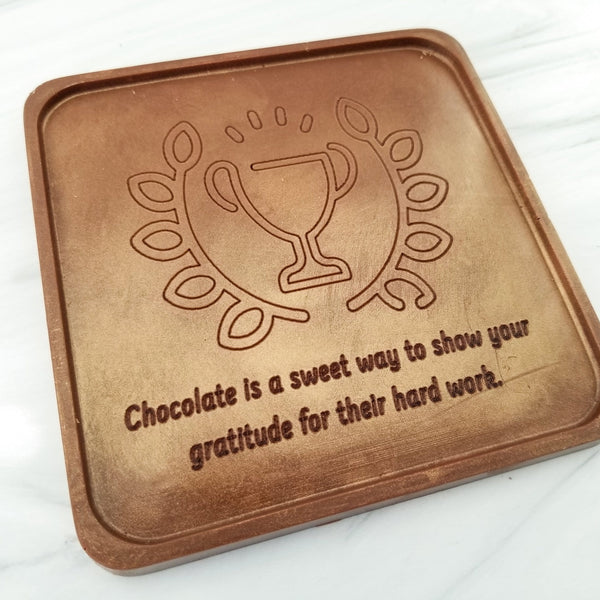 Trophy Personalized Chocolate Note – Noteworthy Chocolates