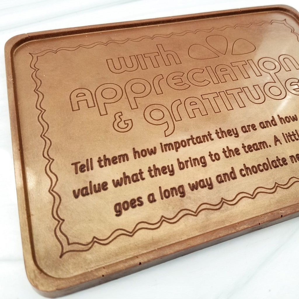 With Appreciation Personalized Chocolate Certificate – Noteworthy ...